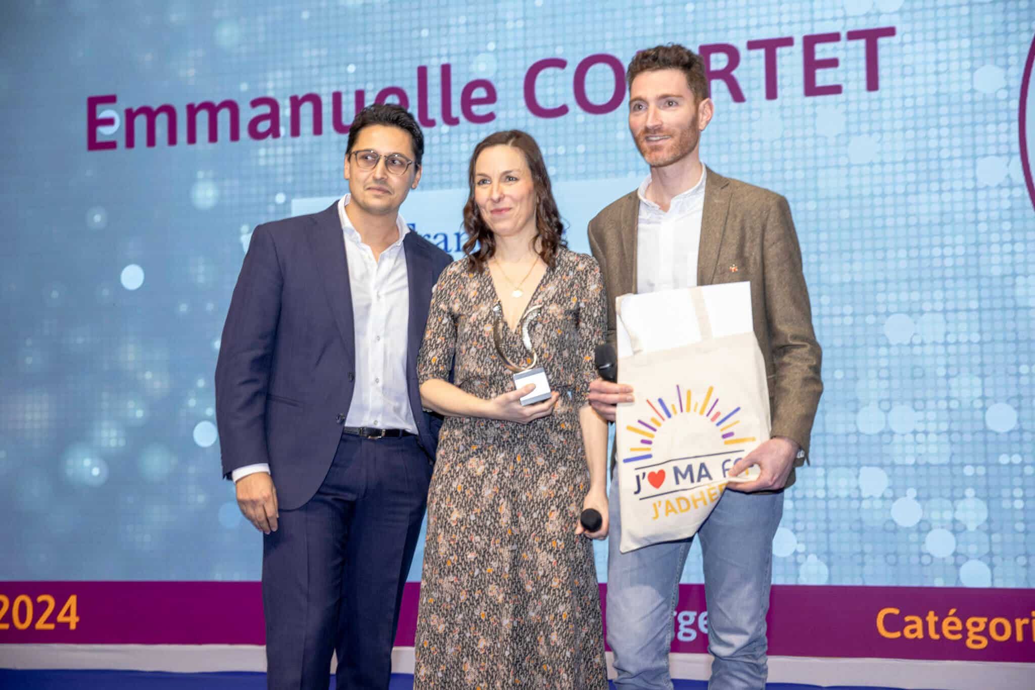 Rubans de la franchise 2024 : Emmanuelle Courtet reçoit le Ruban d ...